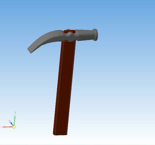 Молоток слесарный 3D - Чертежи, 3D Модели, Проекты, Моделизм, хобби ...