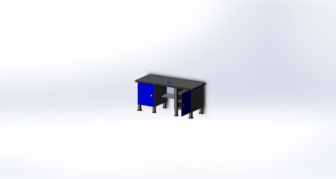Слесарный верстак - Чертежи, 3D Модели, Проекты, Интерьер и мебель
