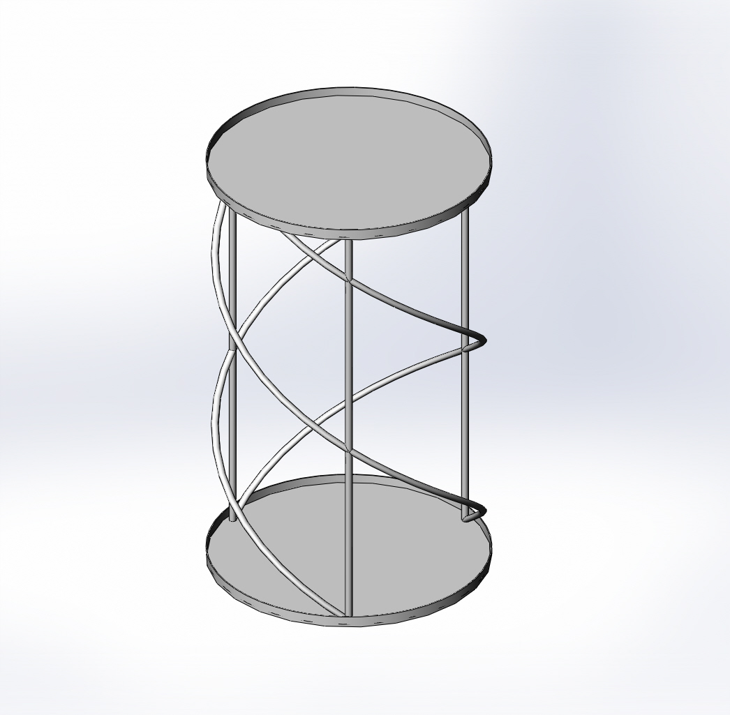 Подставка под цветы двухуровневая - Чертежи, 3D Модели, Проекты ...